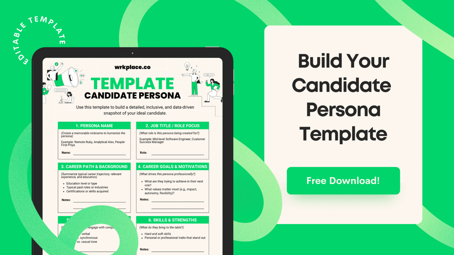 How to Build a Candidate Persona (Free Template + Guide) | wrkplace.co