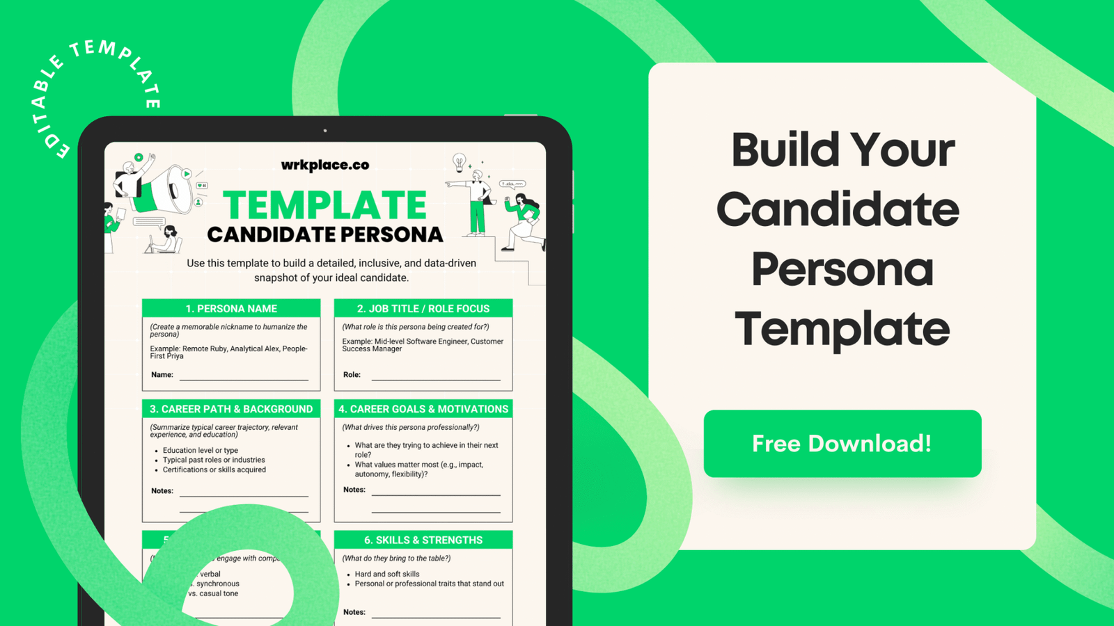 How to Build a Candidate Persona (Free Template + Guide) | wrkplace.co